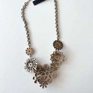 J. Crew | Jewelry | J Crew Flower Lattice Necklace | Poshmark